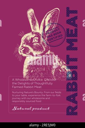 how to draw rabbit meat