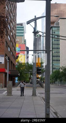 Wildfire smoke in Calgary Stock Photo - Alamy
