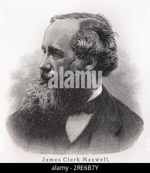 James Clerk Maxwell. Portrait of the Scottish scientiest, James Clerk ...
