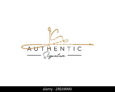 IC Signature Logo Template Vector Stock Vector Image & Art - Alamy
