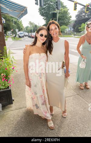 Luciana pampalone and Connie Lippert attend the Evelyn Alexander ...