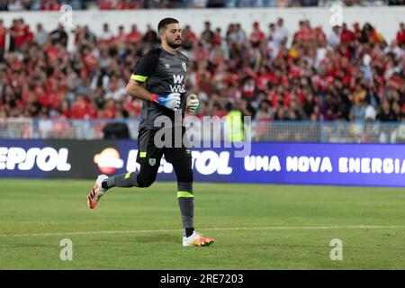 Burnley goalkeeper Arijanet Muric during the Premier League match at ...