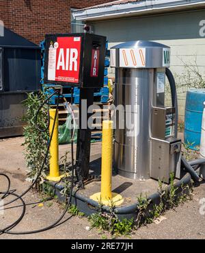 A coin operated vacuum at a gas station / car wash in Las Vegas, Nevada ...