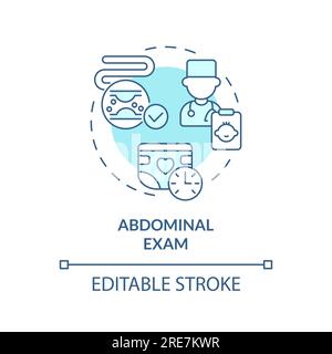 Abdominal exam abstract concept vector illustration Stock Vector Image ...