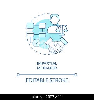 2D direct communication blue icon concept Stock Vector Image & Art - Alamy