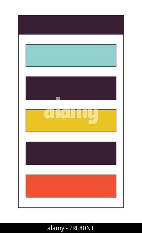 Color Palettes with Swatches for Design Stock Vector Image & Art - Alamy
