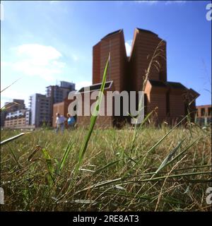Torino, Italy - May 2007: The Santo Volto Church. Designed by Swiss ...