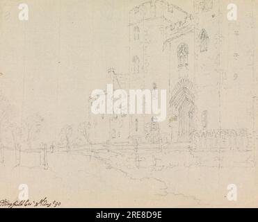 Wingfield Castle 1790 by James Moore Stock Photo - Alamy