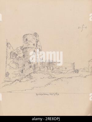 Kinloss Abbey, Scotland 1792 by James Moore Stock Photo - Alamy