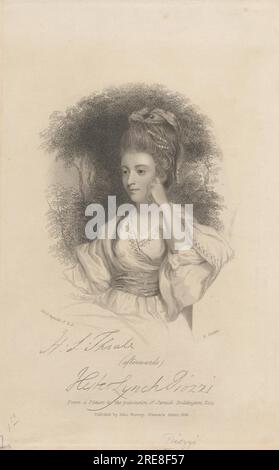 Hester Thrale - Piozzi Stock Photo - Alamy