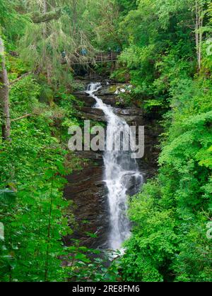 The Falls of Moness, The Birks of Aberfeldy, Perthshire, Scotland Stock ...