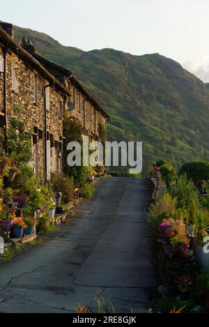Traditional cottages in Coniston, Cumbria Stock Photo - Alamy