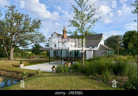 Overall view. Listed Farmstead, Suffolk, United Kingdom. Architect ...