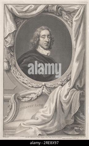 Engraving of sir Henry Vane. 1742 Sir Henry Vane (1613–1662) (often ...