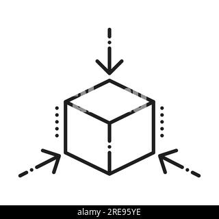 Scalability icon, resize and scale reduce expand vector symbol. Zoom and change, expand scaling ...
