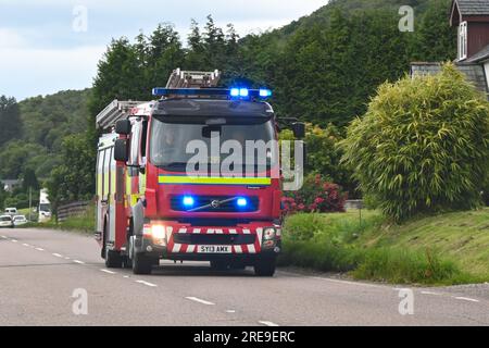 The Fire Engine Stock Photo - Alamy
