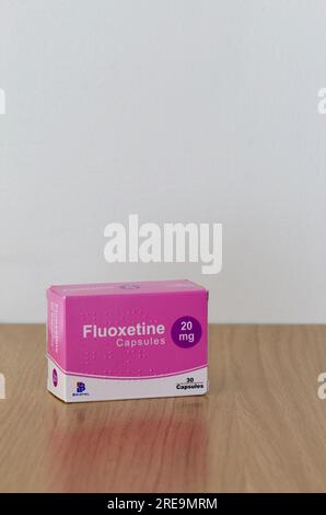 Fluoxetine antidepressant medication Stock Photo - Alamy