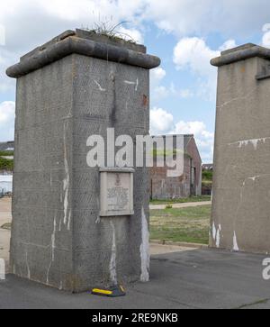 Memorial plaque in Fort Cumberland, Fort Cumberland Road, Southsea ...