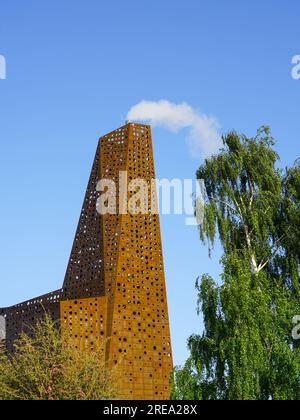 Roskilde, Denmark- May 28, 2023: the waste-to-energy incinerator plant ...