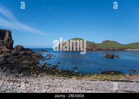 North Ham on Muckle Roe, Mainland, Shetland, Scotland, UK Stock Photo ...