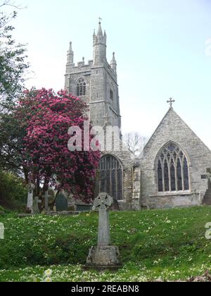 Lanherne Cross, St Mawgan, Cornwall, England, UK: a C10th/11th four ...