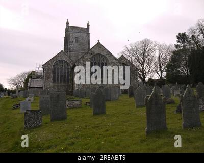 Davidstow, Cornwall, UK - March 2022: Silhouette of an ornamental ...