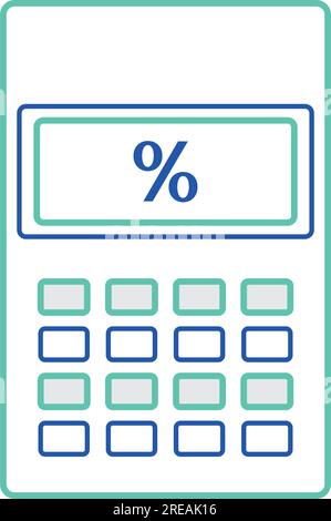 calculator math finance isolated icon Stock Vector Image & Art - Alamy