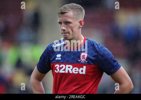 Bradford, UK. 26th July, 2023. Fin Cartwright of Middlesbrough during ...