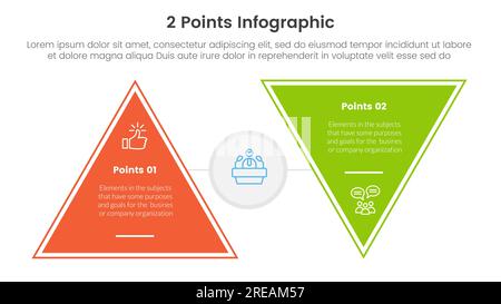 Triangle data visualization design, option infographic layout. Triangle ...