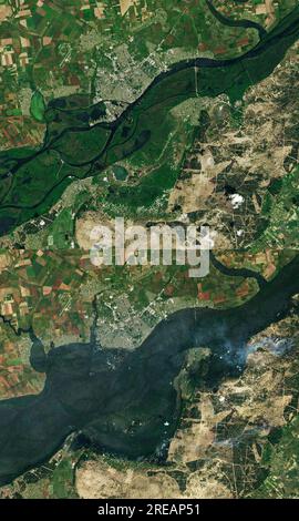 A major supply canal for irrigation in the Atherton Tablelands Stock ...
