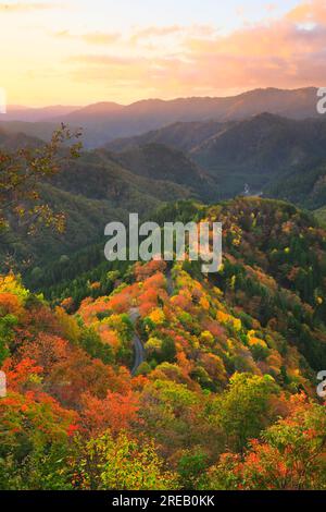 Onyu Pass in Autumn Stock Photo - Alamy