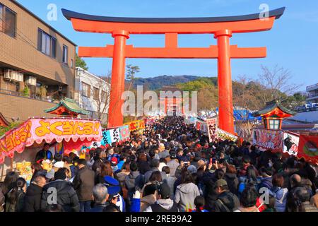 Fushimiinari-taisha shrine of Hatsumode Stock Photo - Alamy