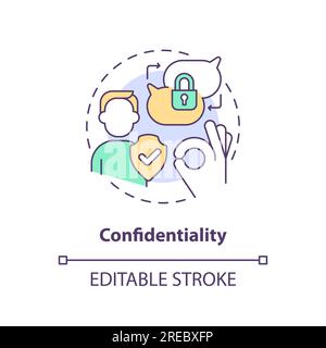 2D customizable direct communication icon concept Stock Vector Image ...