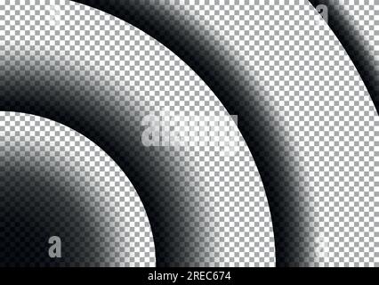 Circle Shaded Effect Simulating Layering Stock Vector Image & Art - Alamy