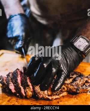 Grilled gourmet premium rib-eye marble beef steak Stock Photo - Alamy