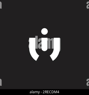 UJI logo. UJI letter. UJI letter logo design. Initials UJI logo linked ...