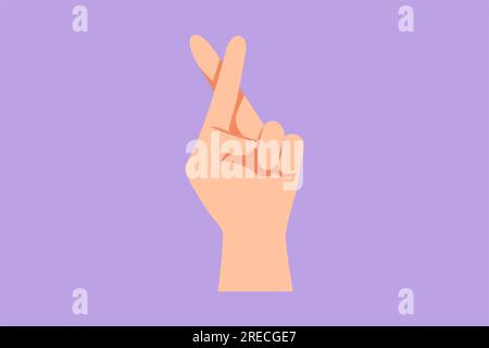 Hand gestures and sign language isolated . Vector illustration of human ...