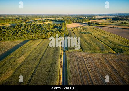 Ouzouer surTrezee (noth central France): feeder channel of the Canal de ...