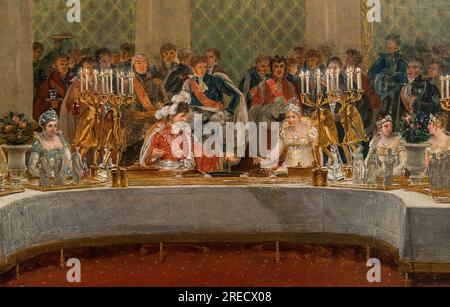 The Banquet for the Marriage of Napoleon Bonaparte (1769-1821) and ...