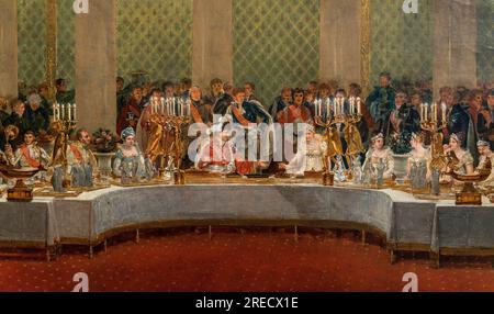 The Banquet for the Marriage of Napoleon Bonaparte (1769-1821) and ...