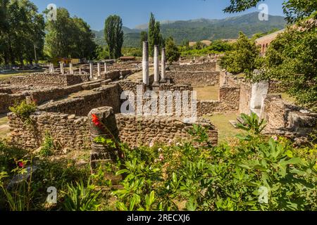 Heraclea Lyncestis ancient ruins near Bitola, North Macedonia Stock ...