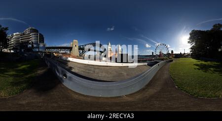 360° view of Sydney Opera House and Harbour Bridge - Alamy