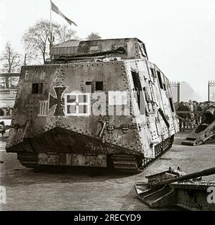 A7V World War One German Tank Stock Photo - Alamy