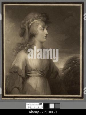 This mezzotint print by Samuel William Reynolds, based on a portrait by ...