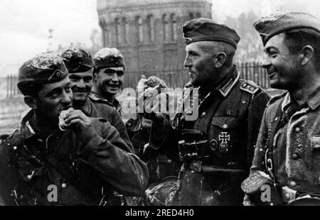 German soldiers eating during World War I, Verdun, France Stock Photo ...