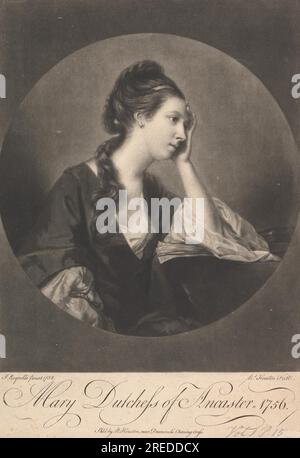 Mary Duchess of Ancaster 1756 by Richard Houston Stock Photo - Alamy