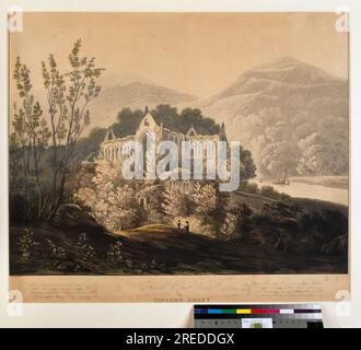 Tintern Abbey, South East View Stock Photo - Alamy