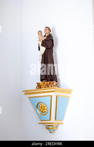 Altar of Christian Church of Santa Rita village, Algarve, Portugal ...