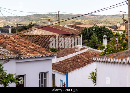 Cute small interior village from the Algarve region, called Azinhal dos ...