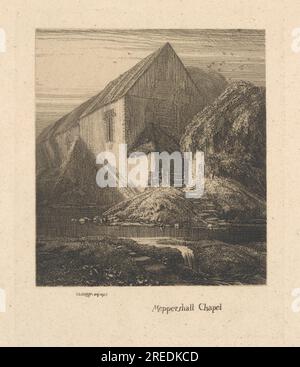 Meppershall Chapel 1915 by F. L. Griggs Stock Photo - Alamy